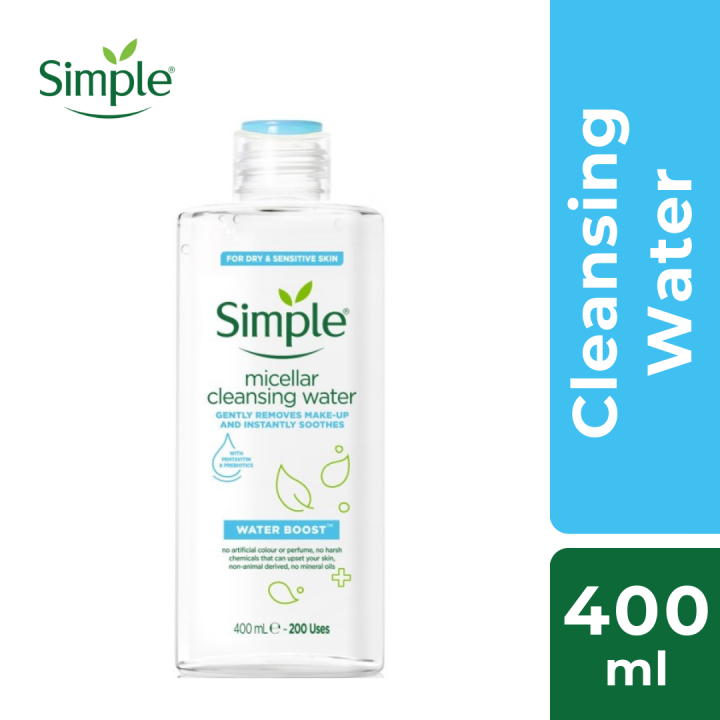 Simple Water Boost Micellar Cleansing Water 400ml Lazada