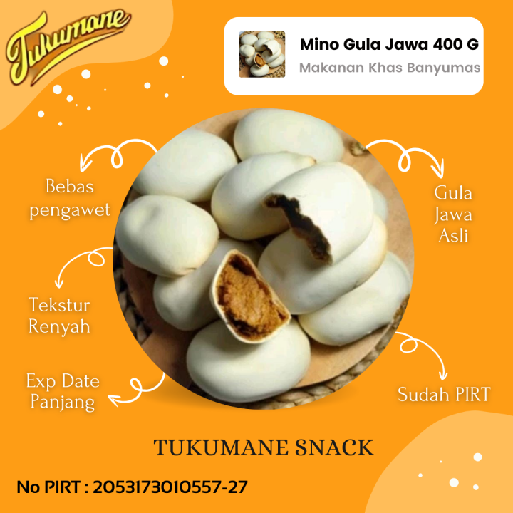 Mino Nopia Gula Jawa Kemasan 400 G Asli Khas Banyumas Mino Gita Nana ...