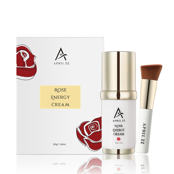 New! Upgraded! April22 Rose Energy Cream 30g * Free Brush | Lazada ...
