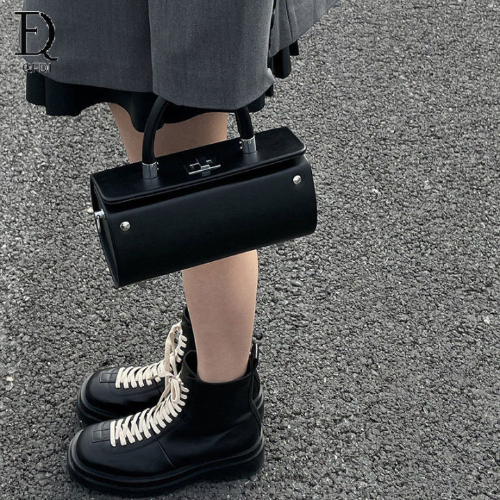 QFDI กระเป๋าผู้หญิง กระเป๋าถือกระเป๋าสะพายไหล่ผู้หญิงกระเป๋าย้อนยุคแนว ...