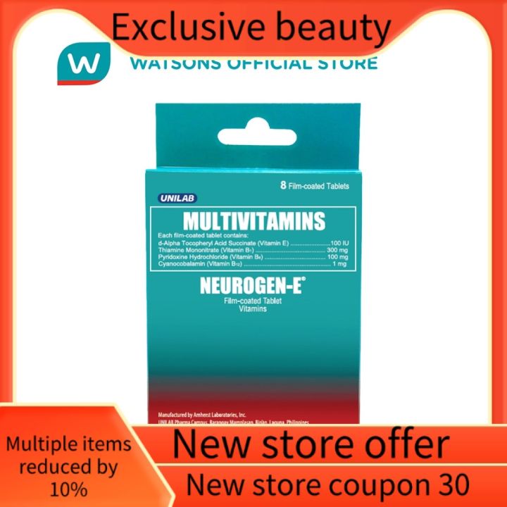NEUROGEN E Vitamin B - Complex + Vitamin E 8 Tablets | Lazada PH