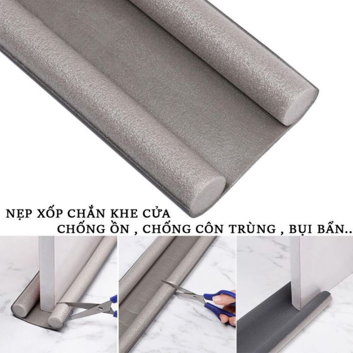 Thanh nẹp cửa xốp cách âm, ngăn trùng, giảm khí lạnh điều hòa thoát ra ...