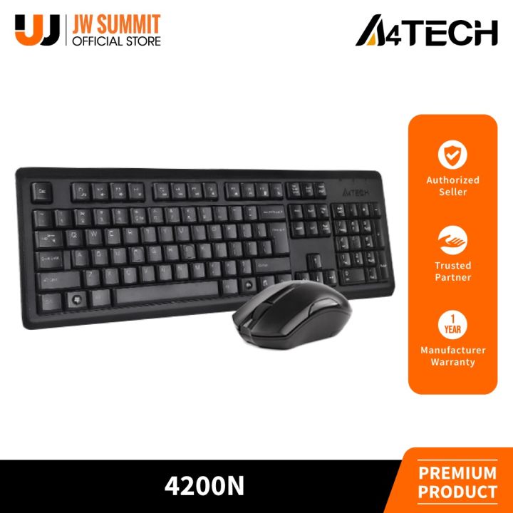 A4Tech 4200N V-Track GR92 + G3-200N, Wireless Keyboard and Mouse Combo ...