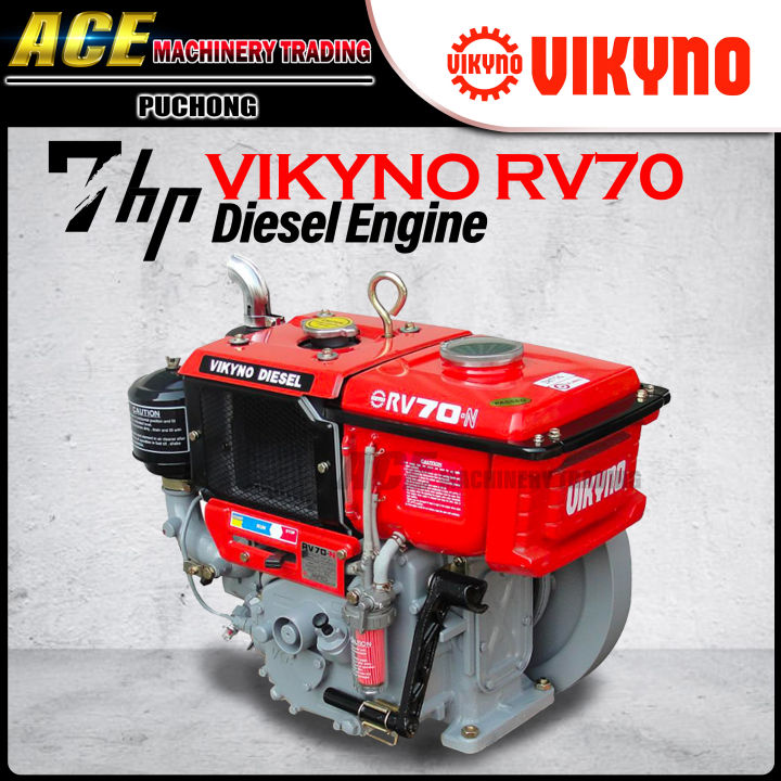 [ Original ] VIKYNO RV70 DIESEL ENGINE (7HP) BRAND NEW | Lazada