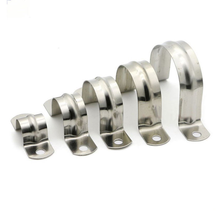 304 Stainless Steel 5mm-100mm Riding Clip Clamps Pipe Saddle Clamps ...