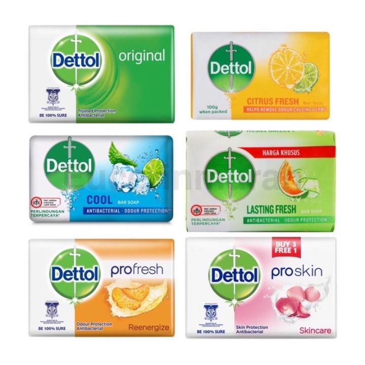 Dettol Antibacterial Bar Soap 4 X 100G | Lazada
