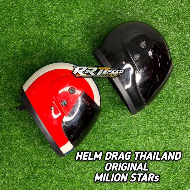 HELM HELMET MINI KECIL DRAG BIKE THAILAND RACING | Lazada Indonesia