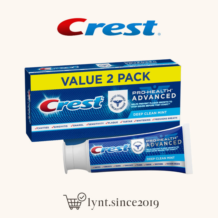 Kem đánh răng Crest Pro-Health Advanced Deep Clean Mint Toothpaste 144g ...