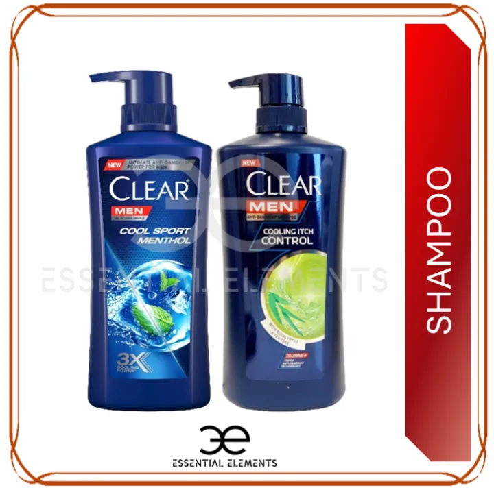 CLEAR Men Cool Sport Menthol Anti-Dandruff Shampoo 600ml/Cooling Itch ...
