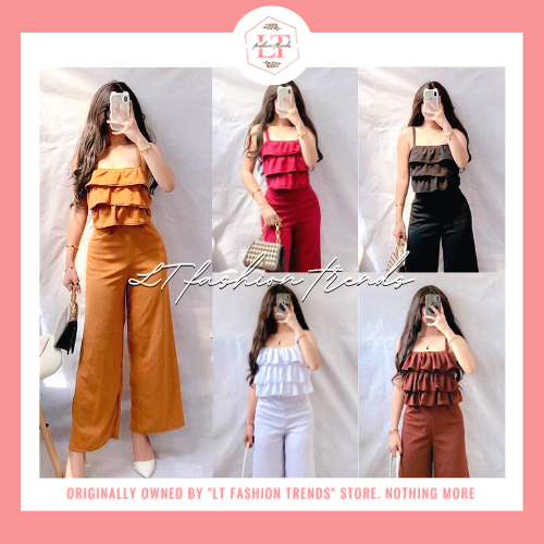 LT Fashion Trends, Casual Coordinates for Teens | Sleeveless Ruffle Top ...