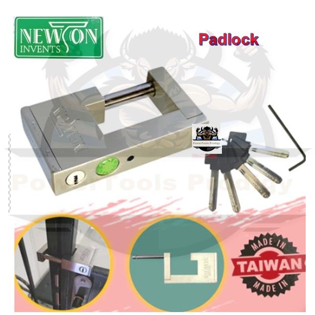 NEWTON INVENTS SECURITY LOCK/ GATE LOCK/ PADLOCK SAME AS CHAIRO 118 PAD ...