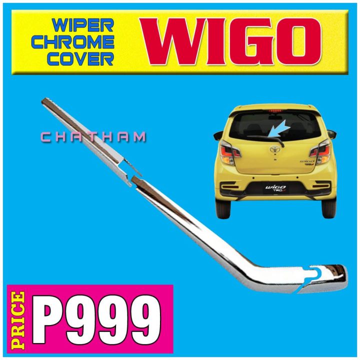 Toyota Wigo ( All Models ) Chrome Rear Wiper Cover - | Lazada PH