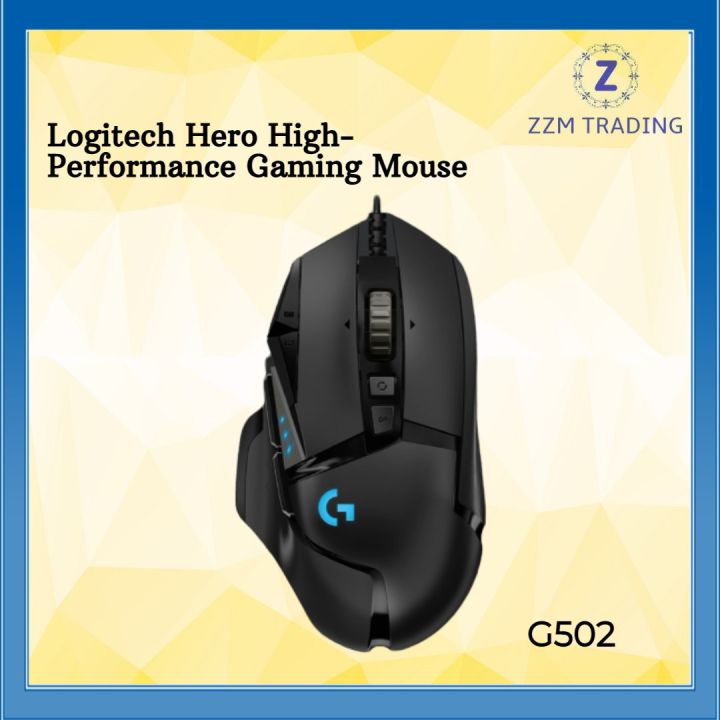 Logitech G502 Lightspeed / Hero Gaming Mouse Lightsync High Performance ...