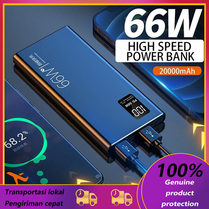 66W ultra fast charging with built-in power bank 20000mAh ultra large ...