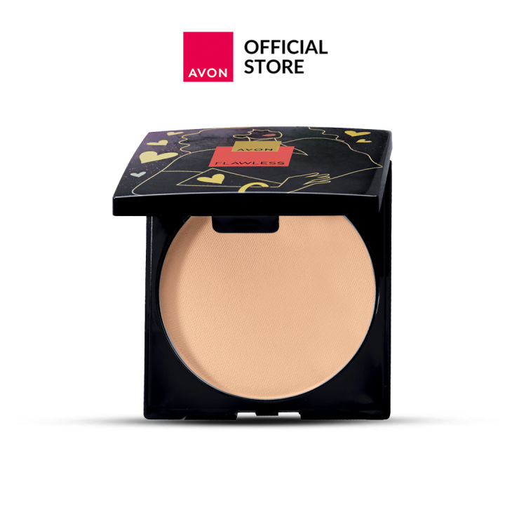 Avon Flawless True Matte Pressed Powder Limited Edition Valentine ...
