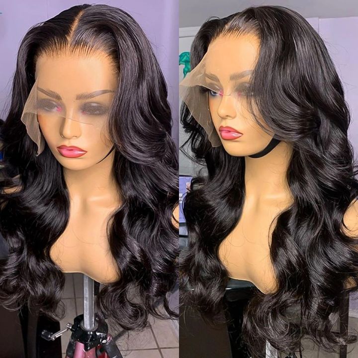 lace front wig for women human true hair original lack Hair Wigs Women ...