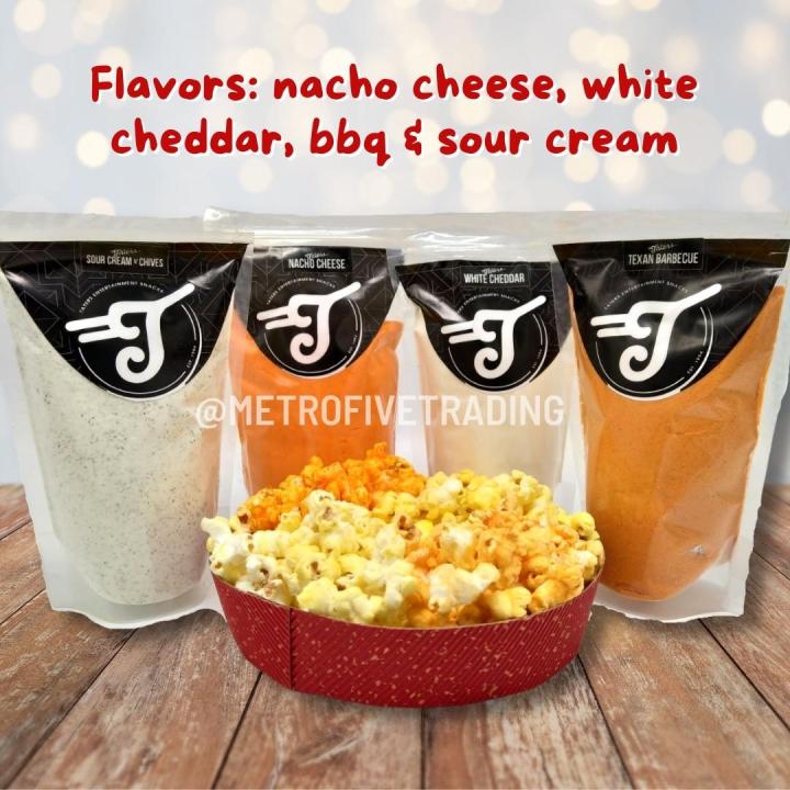 Taters Powder Flavor Seasoning - Nacho Cheese, White Cheddar, Texan BBQ ...