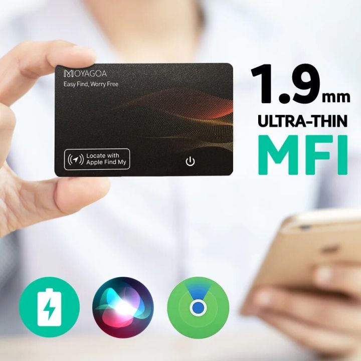 Smart ultra-thin mini GPS locator tracking device tag location wallet ...