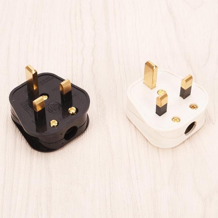 Ministar 13 Amp 230V UK 3 Pin Heavy Duty Rubber Body Rewirable Plug ...