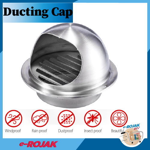 Ducting Stanless Steel End Cap For Cooker Hood Air Ventilation Gas ...