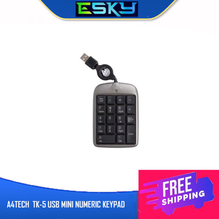 A4TECH MINI NUMERIC KEYPAD TK-5 | Lazada PH