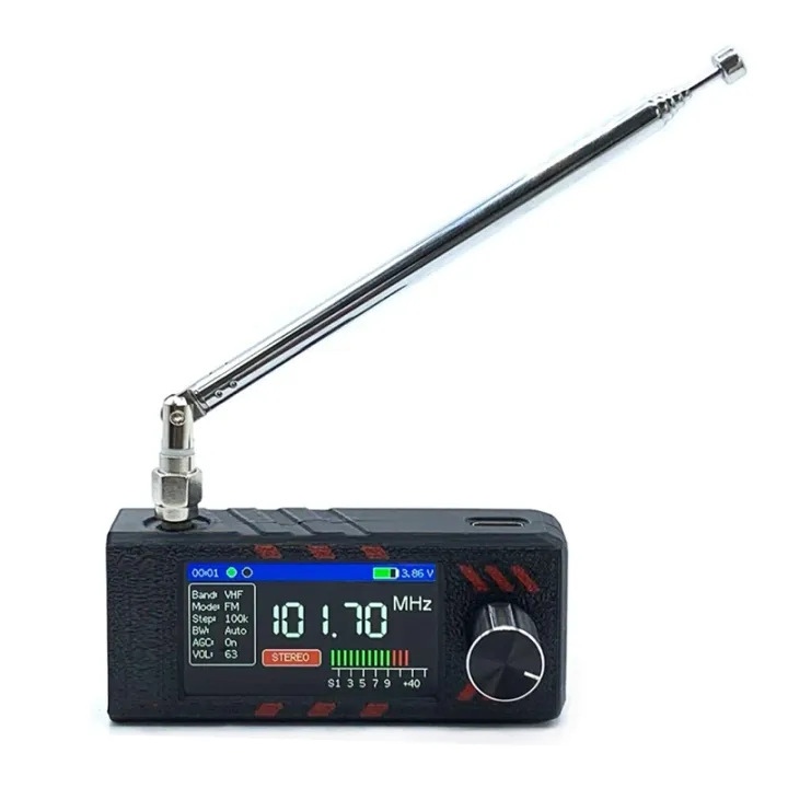 0.5-108Mhz Mini SI4732 Full-Band Radio Receiver, Supports FM AM (MW and ...