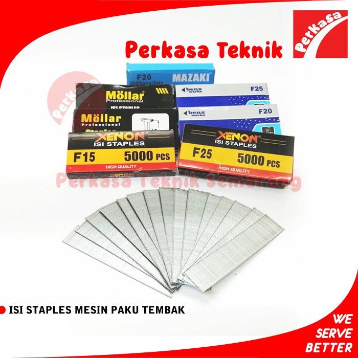 Isi Staples / Paku Tembak Angin Air Nailer Refill F15 | Lazada Indonesia