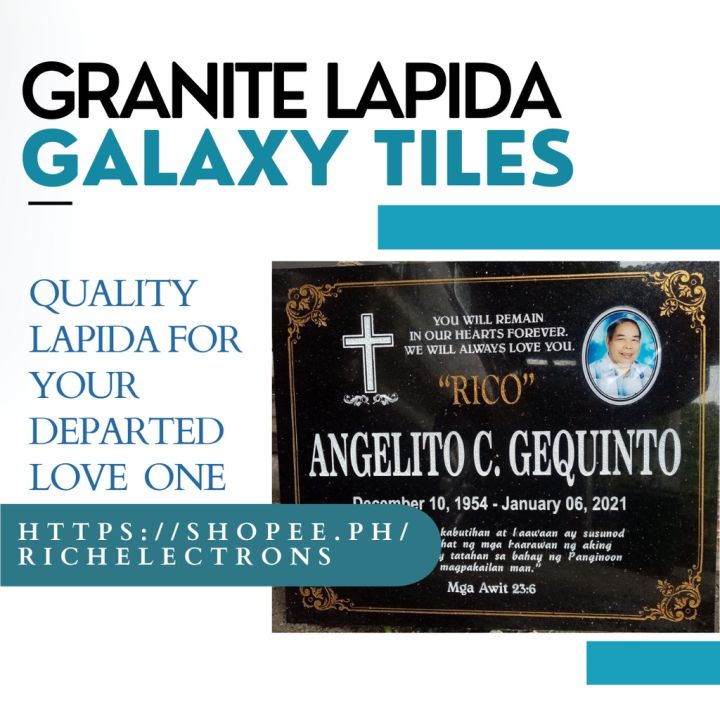 COD Lapida 3 Granite TilesTombstone Memorial Stone | Lazada PH