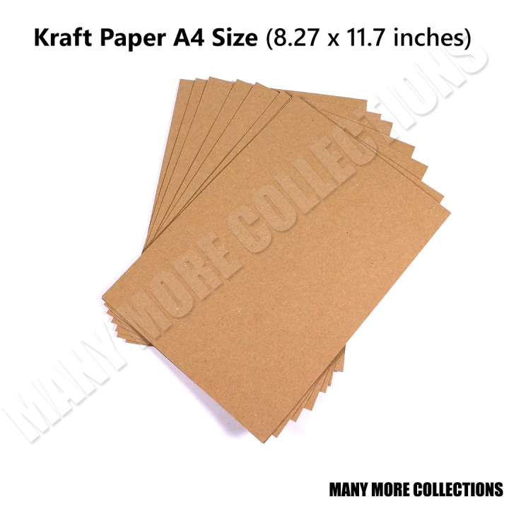 Kraft Paper A4 Size 150gsm - 50 sheets/pack | Lazada PH