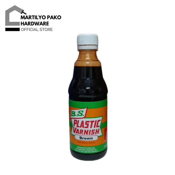 BS Plastic Varnish 350ml/450ml/950ml, Natural, Walnut, Maple, Mahogany ...