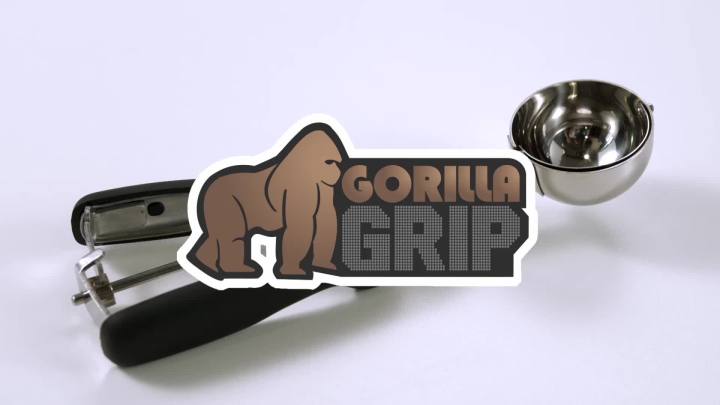 GORILLA GRIP Stainless Steel Cookie Scoop for Baking, 2 TBSP ...