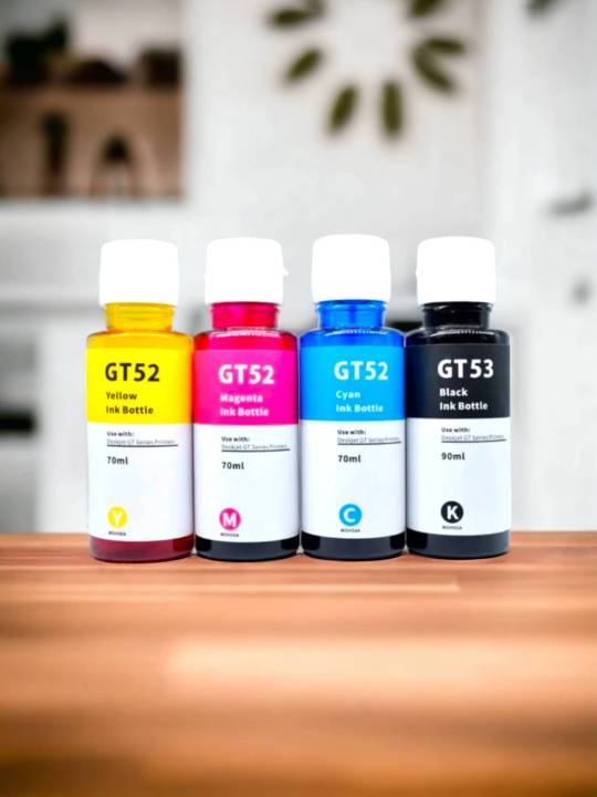 Ink HP GT53 / GT52 BKCMY For HP DeskJet GT 5810 and 5820 All-in-One ...