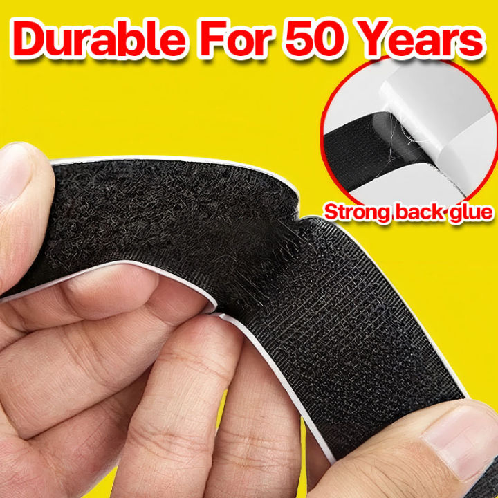 Velcro Tape with Strong Self adhesive DIY Nylon Fabric Velcro Tape ...
