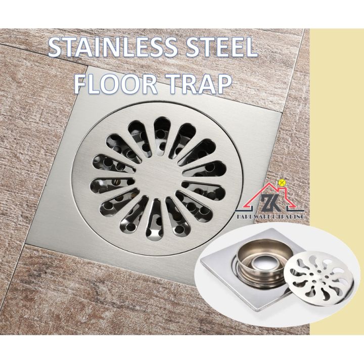 STAINLESS STEEL FLOOR GRATING FLOOR TRAP ANTI COCKROACH / SALUR AIR ...