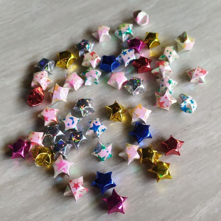 BINTANG KERTAS / BINTANG DEKORASI / BINTANG LIPAT / STAR / HIASAN ...