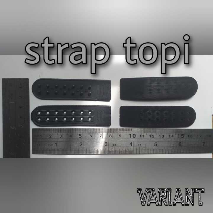 PLASTIK DOUBLE LINE STRAP TOPI PENGATUR PENGENCANG PET GESPER TOPI HAT ...