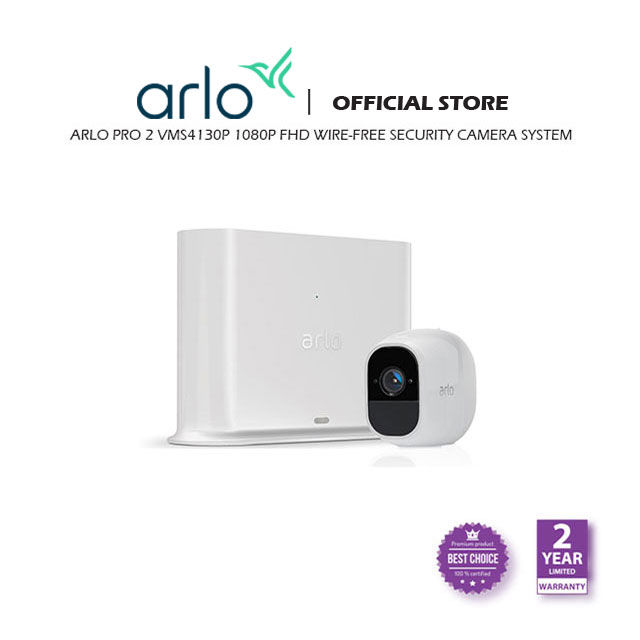 Arlo Pro 2 1080p FHD Wire-Free Security Camera Systems VMS4130P | Lazada