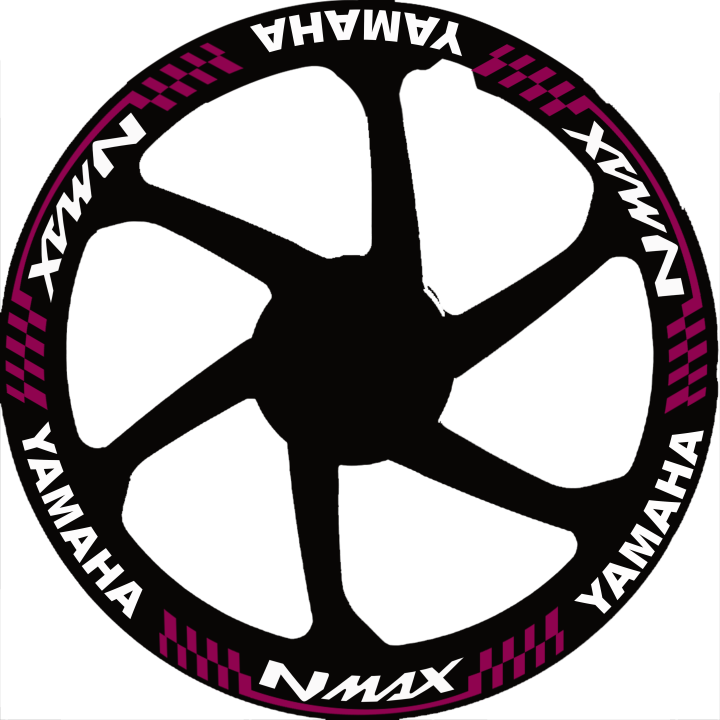 YAMAHA NMAX MAGS STICKER DECALS (SET GOOD FOR 2 MAGS FRONT AND REAR ...