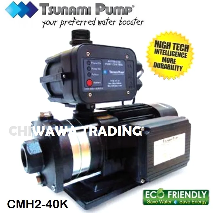【1 Year Warranty】 Tsunami Home Pump Water Pressure Pump CMH2-30K / CMH2 ...