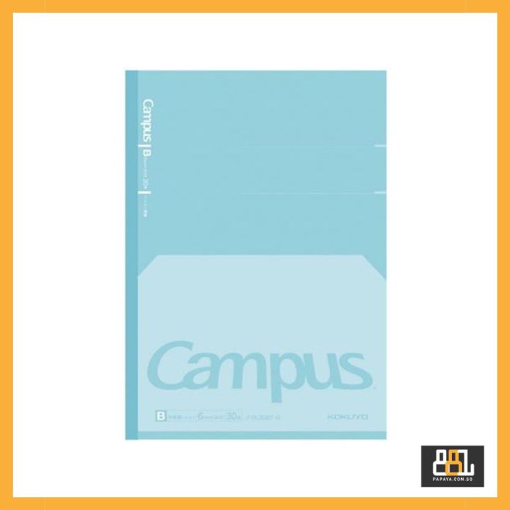 KOKUYO Flat Campus Notebook (Dotted Ruled Line) - B5 size - 6mm 35 ...