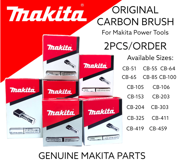 ORIGINAL Makita CARBON BRUSH FOR MAKlTA POWER TOOLS 2PCS (1SET)/ORDER ...