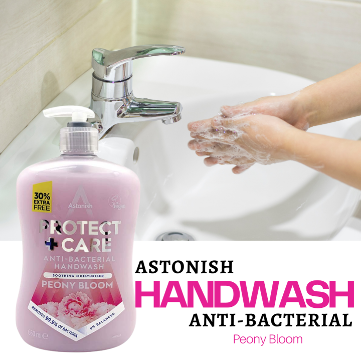 Astonish Anti Bacterial Handwash with Pump 650ml CLN-C4770PE / CLN ...