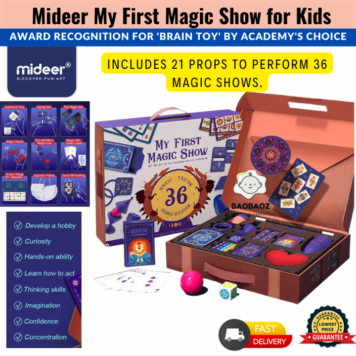 Mideer My First Magic Show for Kids ( Inside included 36 Magic Tricks ...