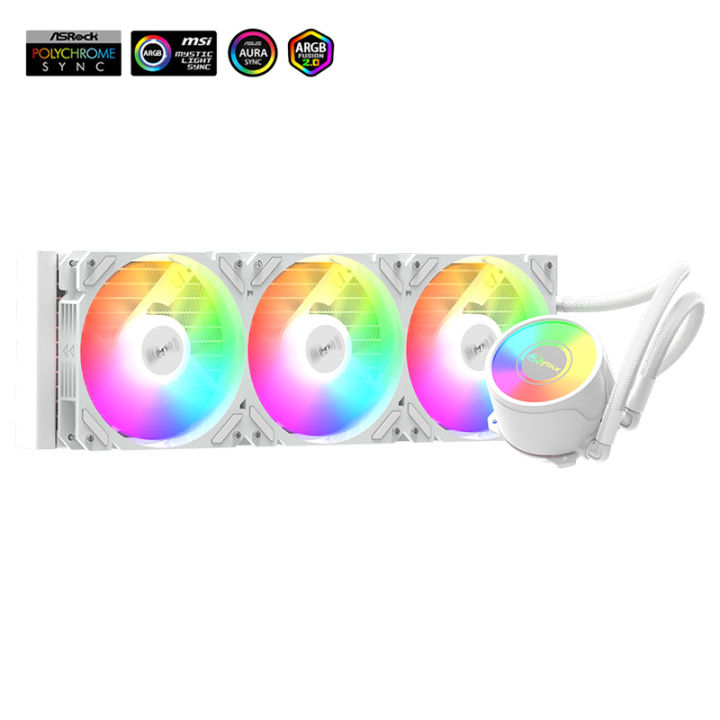 MINGSU Xuntai Light Shadow 360 240 ARGB integrated water cooling พัดลม ...