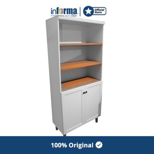 Informa Milton Rak Buku - Putih | Lazada Indonesia