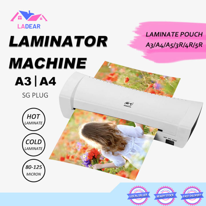 {sg} Hot And Cold A4 Laminator Machine Office Laminating Machine A4