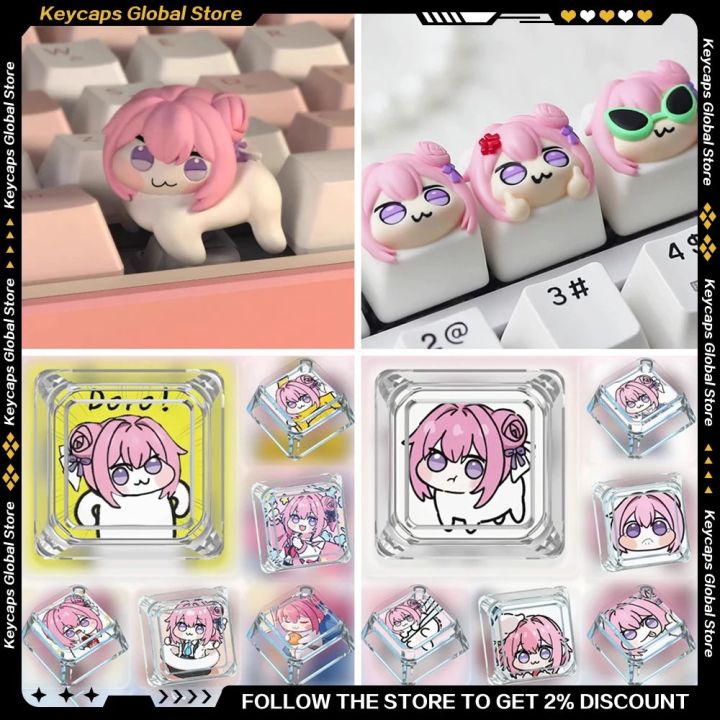 Anime Doro Artisan Keycap Resin 3D Kawaii Nikke Doro Cute Keyboard Key ...