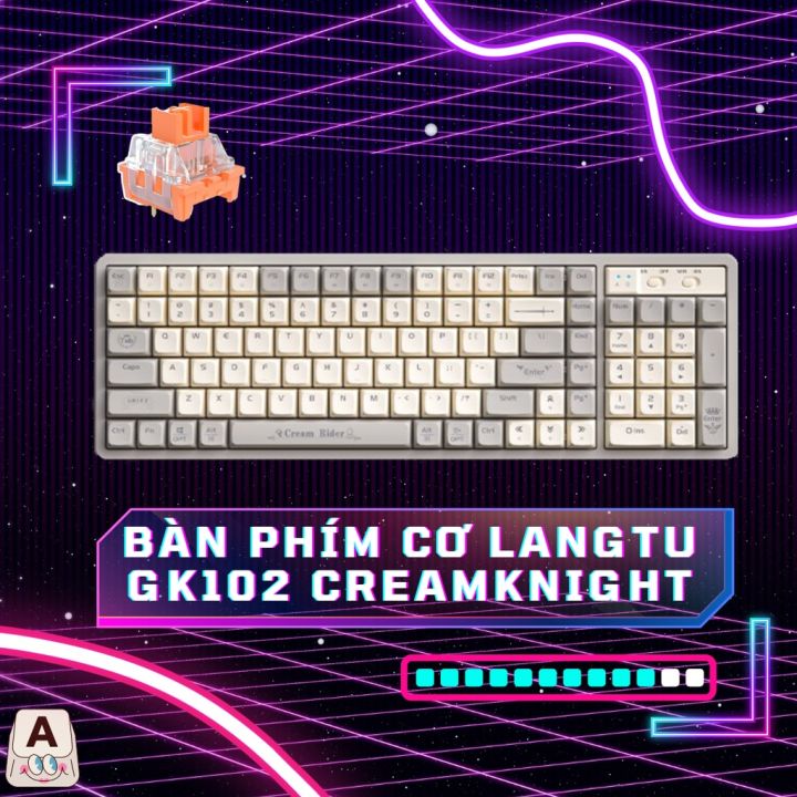 Bàn phím cơ HOTSWAP Langtu GK102 Custom Golden Switch | Lazada.vn