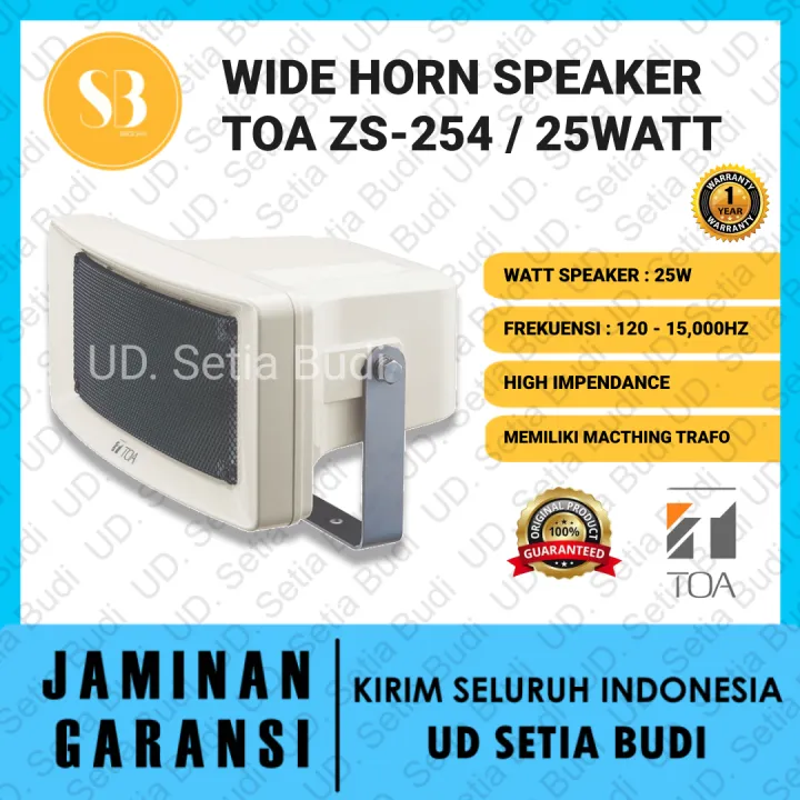 TOA ZS-254 Wide Horn Speaker Asli dan Bergaransi | Lazada Indonesia