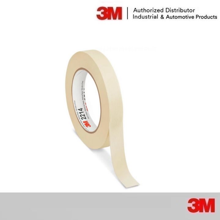 เทปกระดาษกาวย่นสีขาว 24, 36, 48 72 มมx50 เมตร 3M 2214 Paper Masking ...